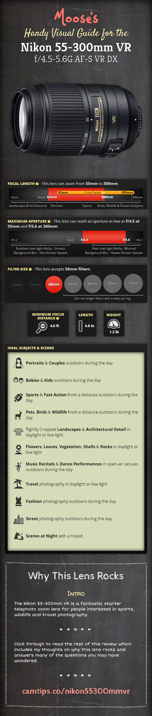 Nikon 55-300mm VR Lens Review & Visual Guide by Moose